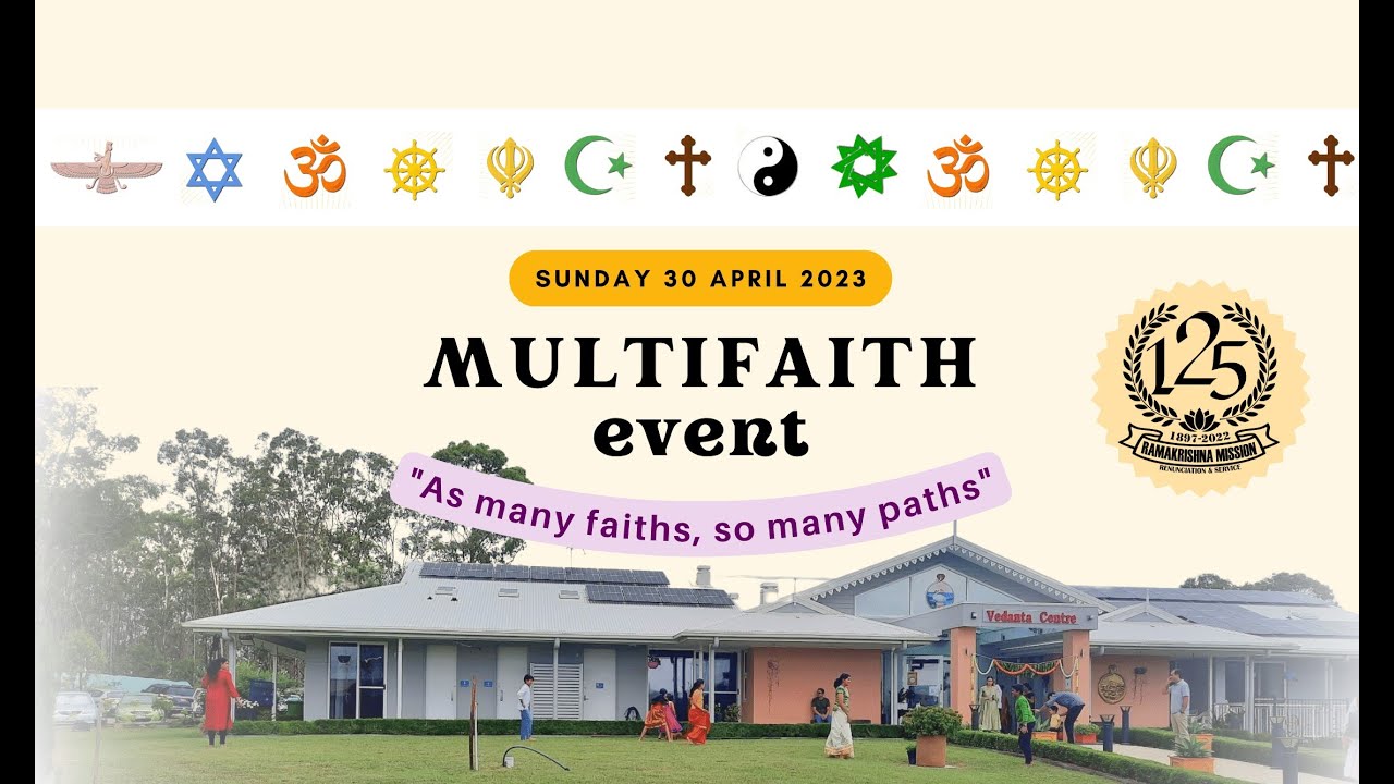 "As many faiths, so many paths" Multi-faith Meet at Vedanta Centre ...