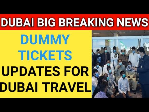 Dummy Tickets Updated Rule for Dubai, UAE Visit Visa Holders || Dummy ...