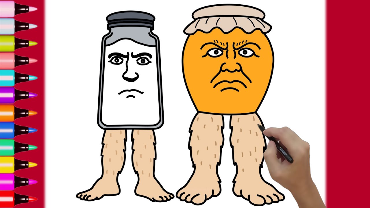 How to Draw Garamararamararaman - Easy Step by Step Drawing - YouTube