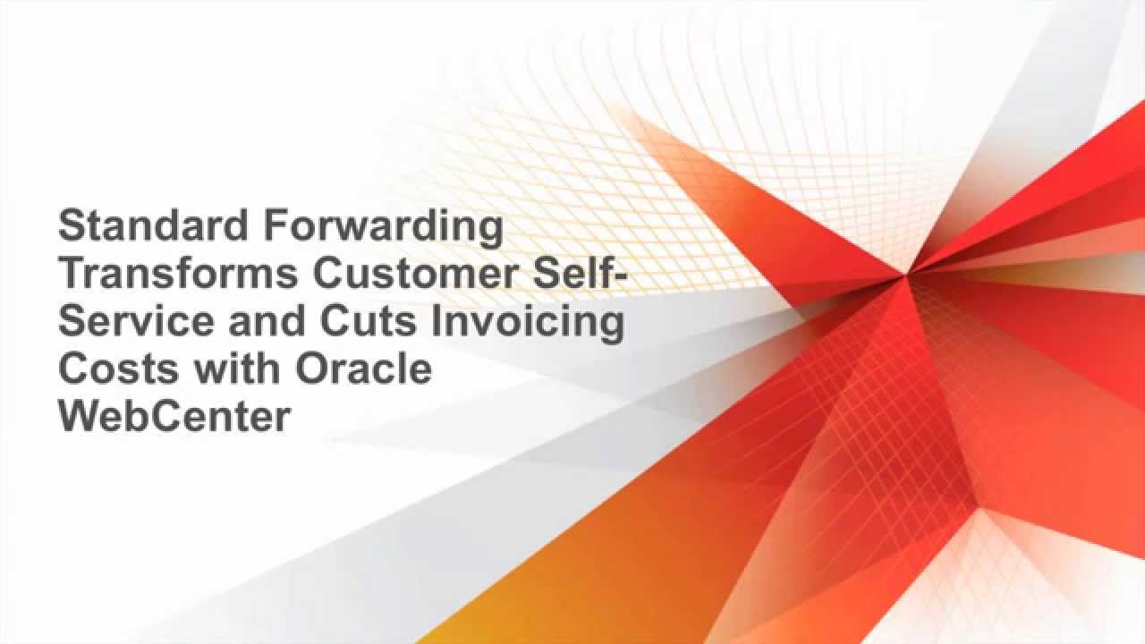 Standard Forwarding Transforms Customer Self-Service and Cuts Invoicing ...
