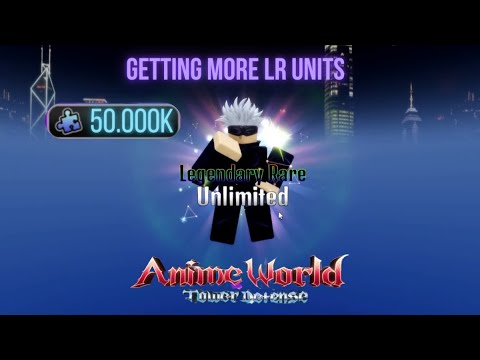 I SPENT 50K PUZZLES TO GET MORE LR UNITS | Anime World Tower Defense ...