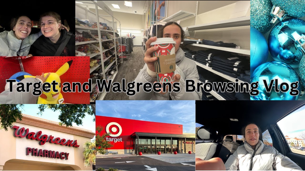 No BUDGET, just CHRISTMAS Browsing! |exploring target🎯and walgreens🏪 ...