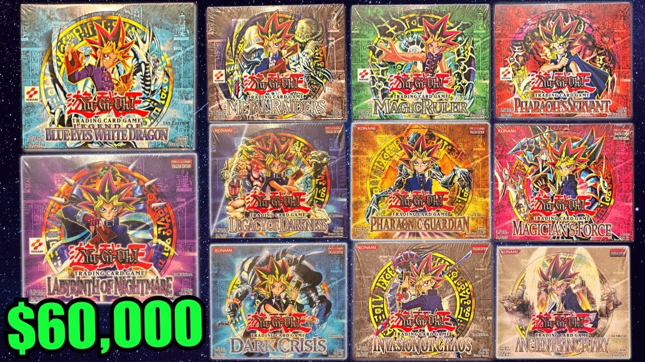 Opening Yugioh's FIRST 11 BOXES In 1st Edtiion (LOB-AST) - YouTube