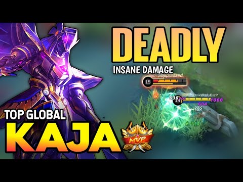 INSANE DAMAGE! KAJA BEST BUILD 2021 | TOP GLOBAL KAJA GAMEPLAY | MOBILE ...