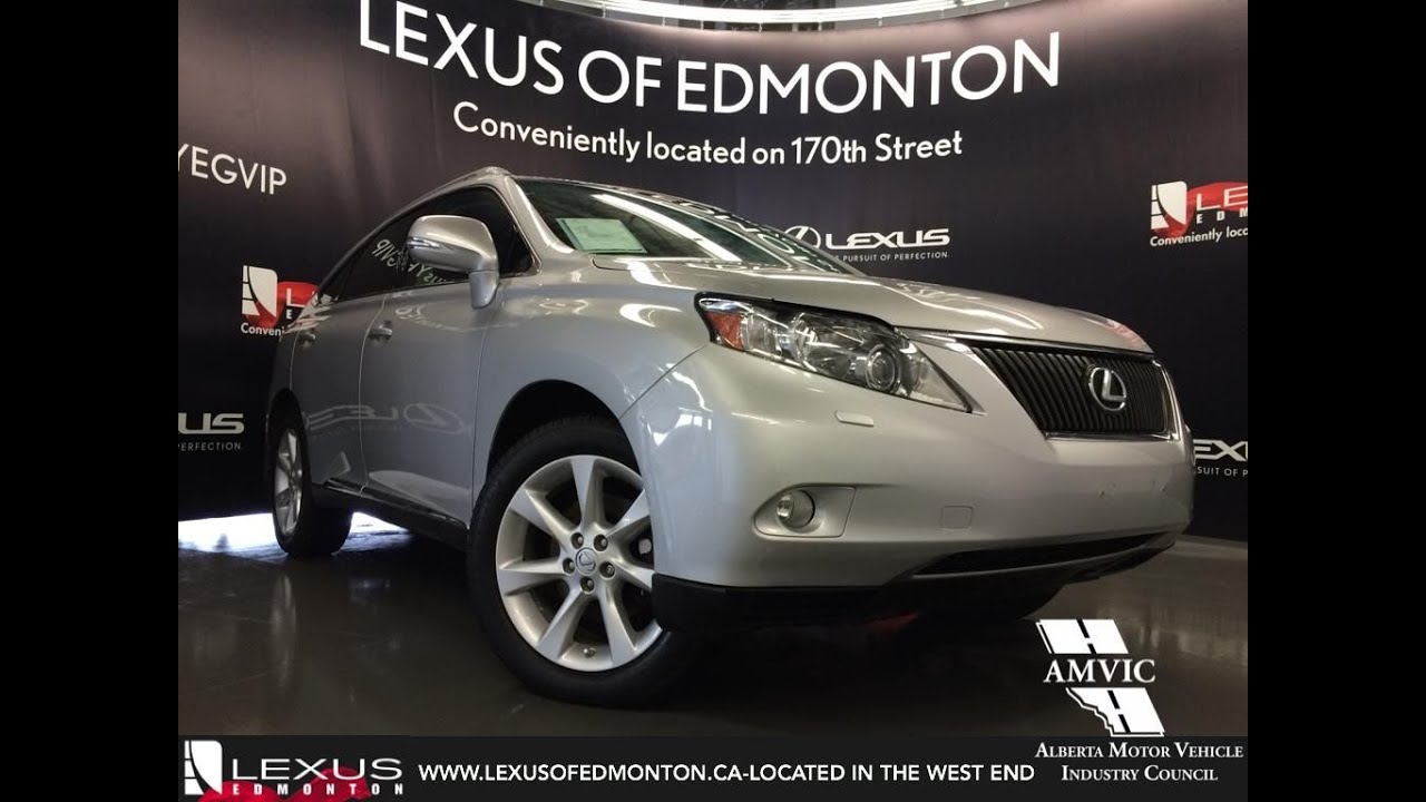 Used Silver 2012 Lexus RX 350 AWD Touring Review | Calgary Alberta ...