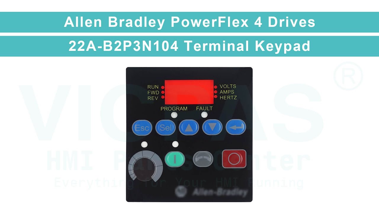 22A-B2P3N104 Allen-Bradley PowerFlex 4 Drives Terminal Keypad ...