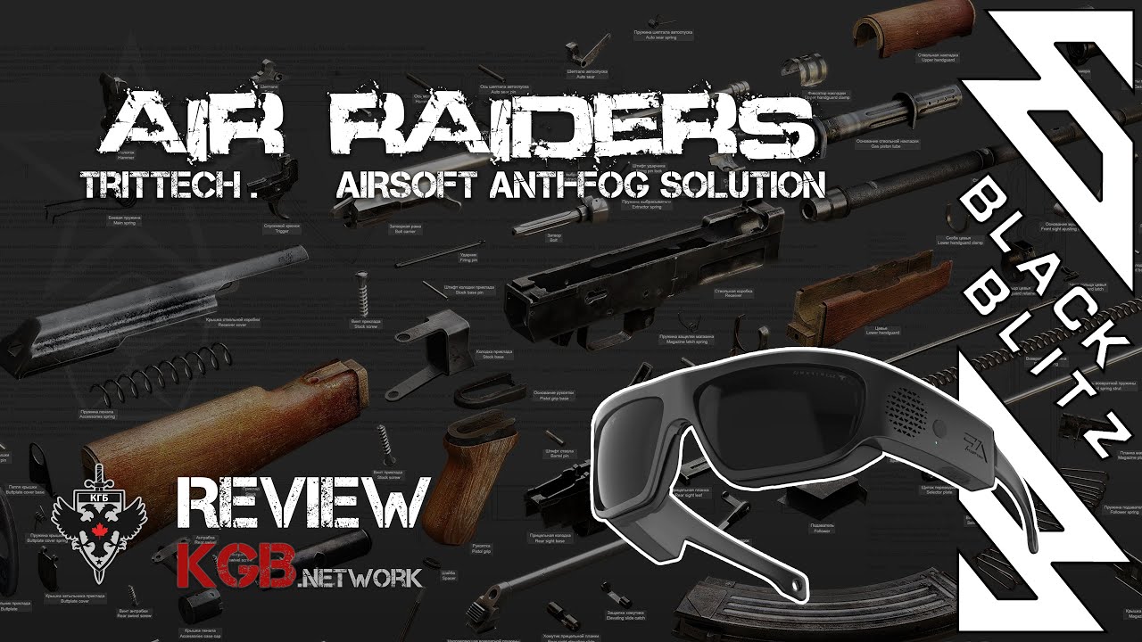 Trittech Air Raiders - Antifog Goggles - YouTube
