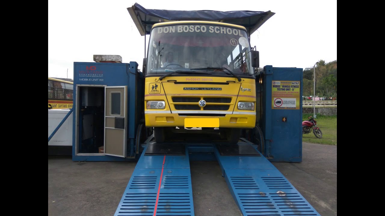 Mobile Inspection Lane used for Vehicle Inspection and Certification (I ...