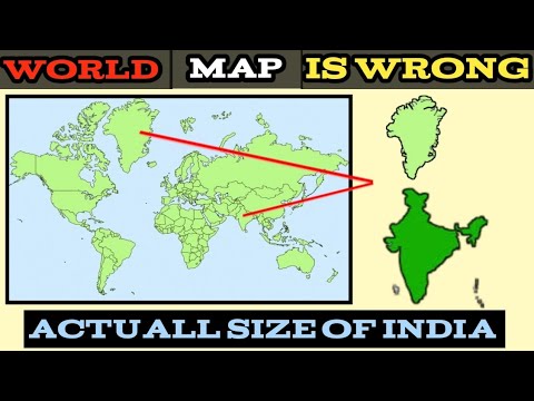 World map is wrong || why world map is wrong?? world map galat keu hai ...