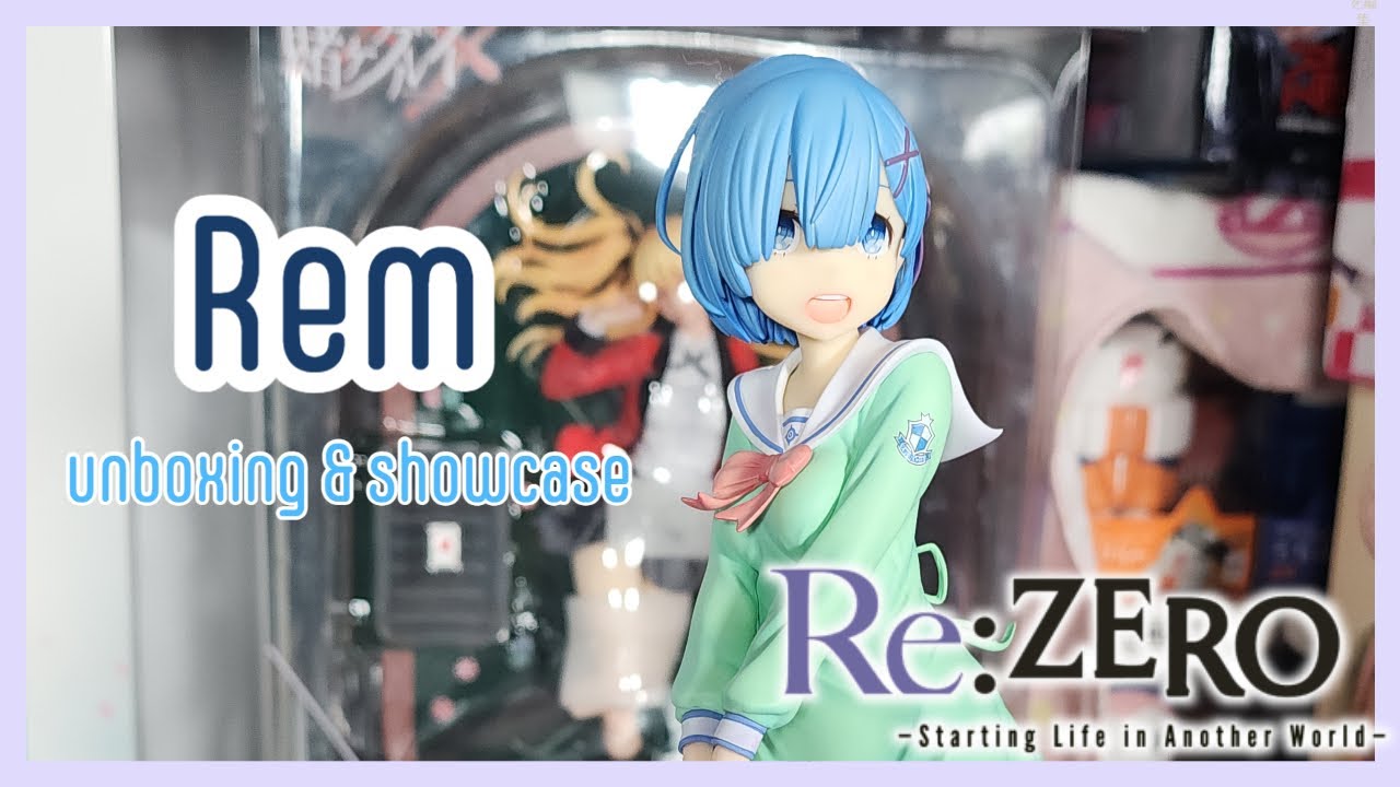 Rem High School Uniform Ver. 1/7 Scale from Kadokawa Unboxing and ...