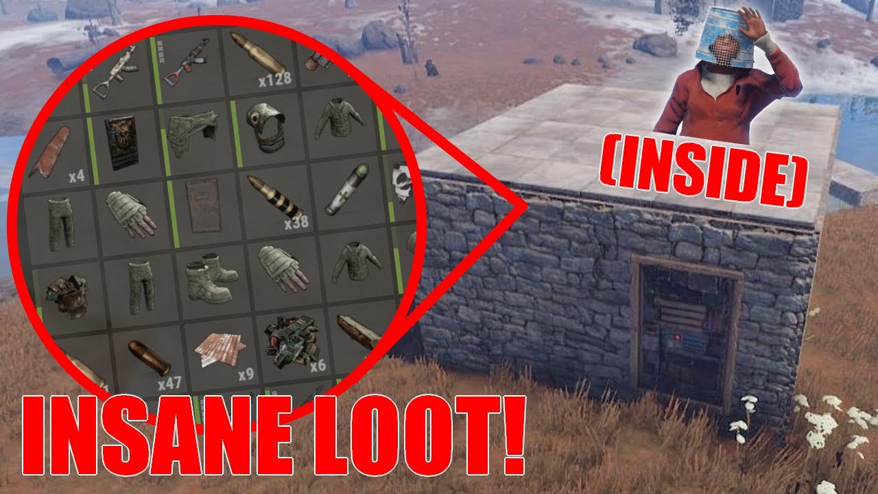 RUST CHAD INSIDES BASE FOR INSANE LOOT! - YouTube