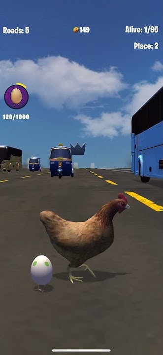 Chicken Crossing The Road (Game Name: Chicken Challenge 3D Royale ...