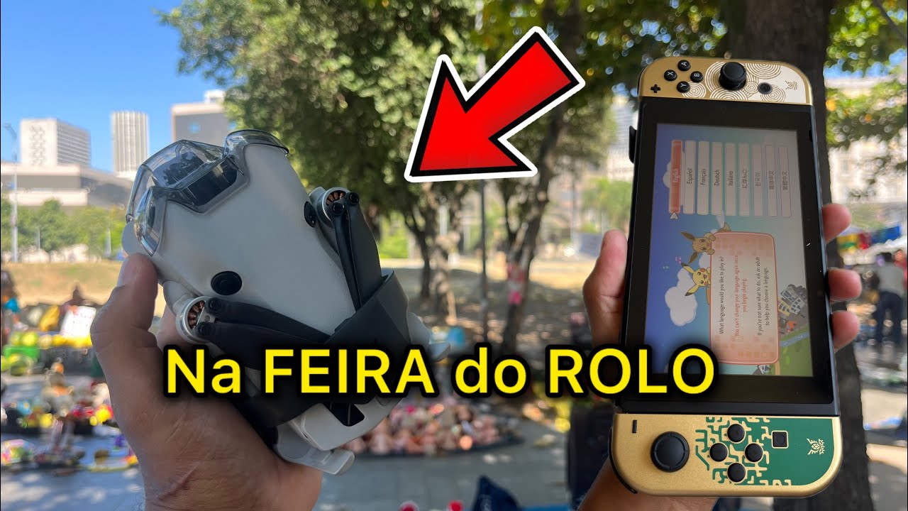GASTEI POUCO DINHEIRO NA FEIRA DO ROLO ATÉ DRONE AGORA! COMPREI UM ...