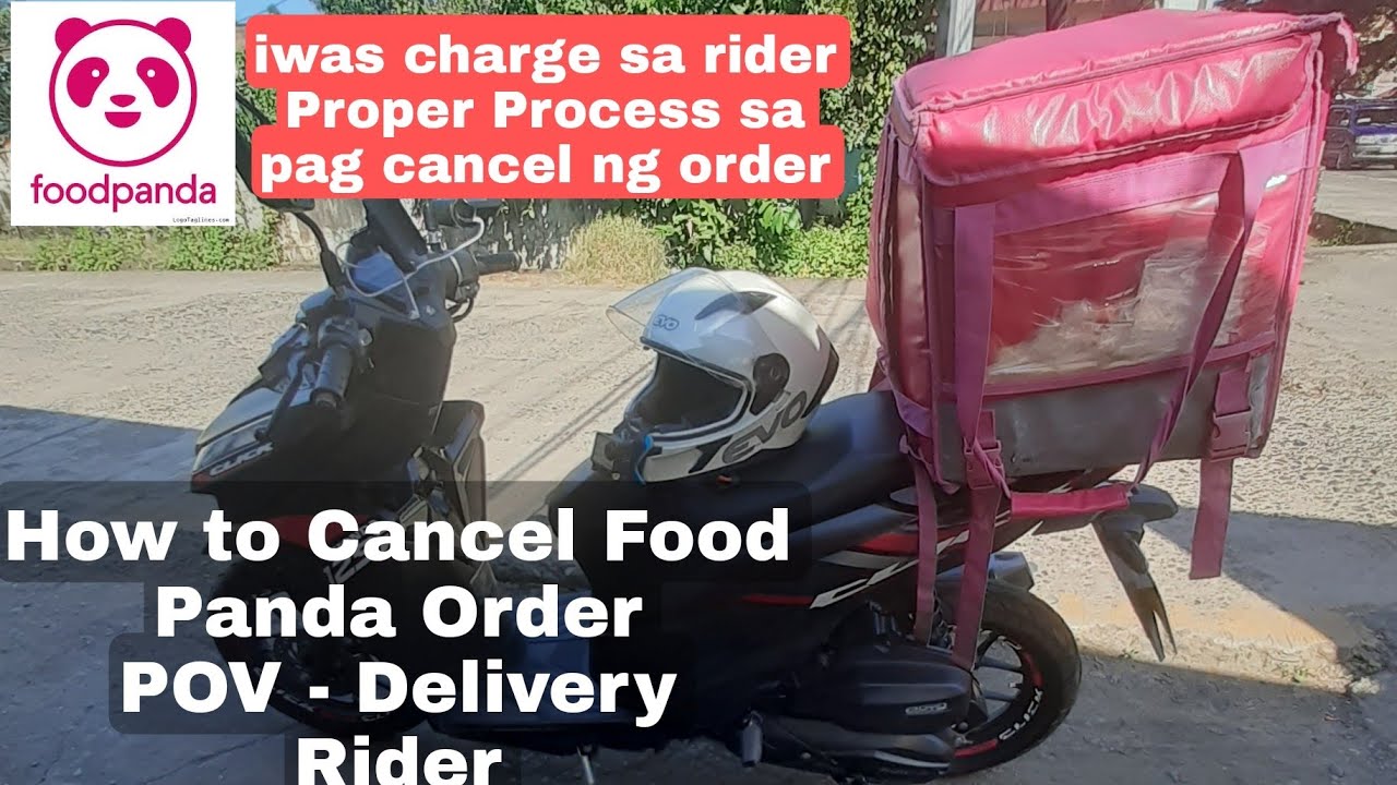 How to cancel order Food Panda Rider Tutorial | Proper Process sa pag ...