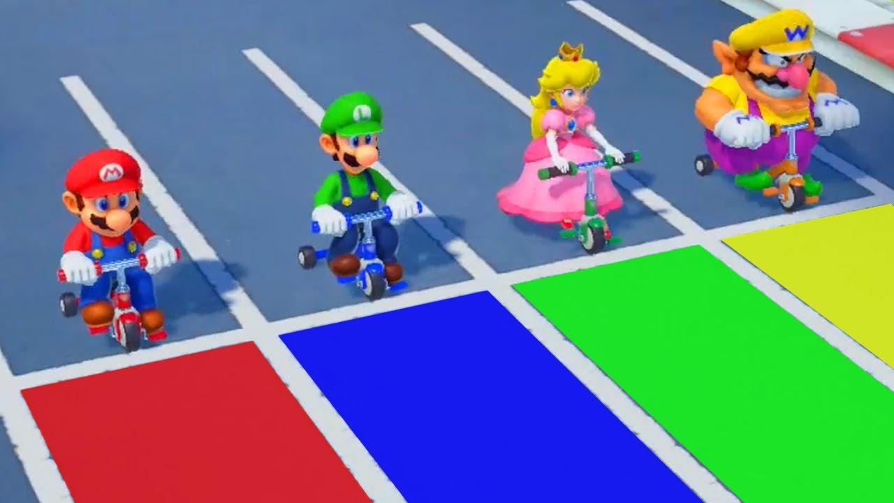 Super Mario Party - All Racing Minigames (2 Players) - YouTube