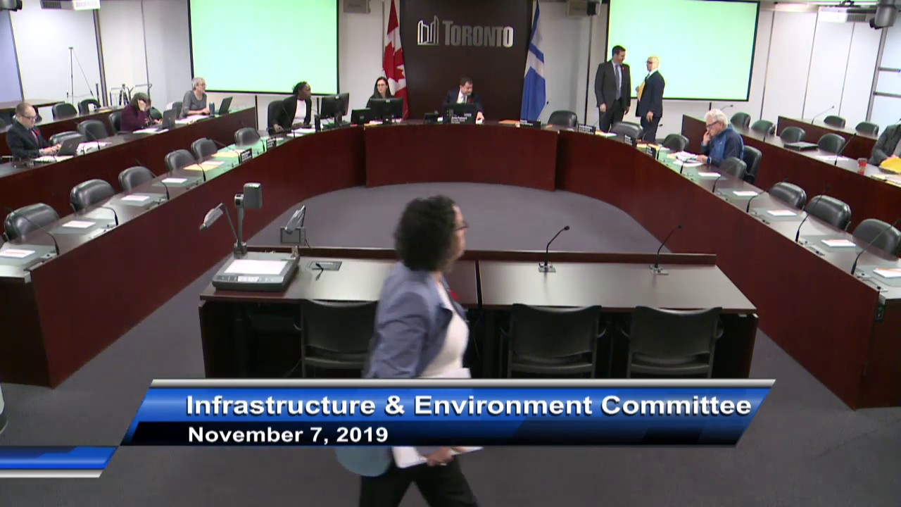 Infrastructure and Environment Committee - November 7, 2019 - YouTube