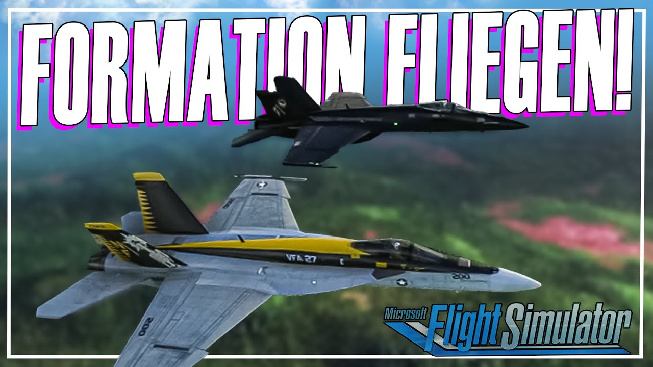 DIESE Einstellung MUSST du machen! Formationsflug in MSFS 2020 | Beste ...