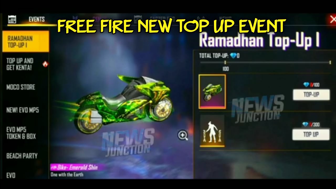 new top up event free fire 😍😍 - YouTube