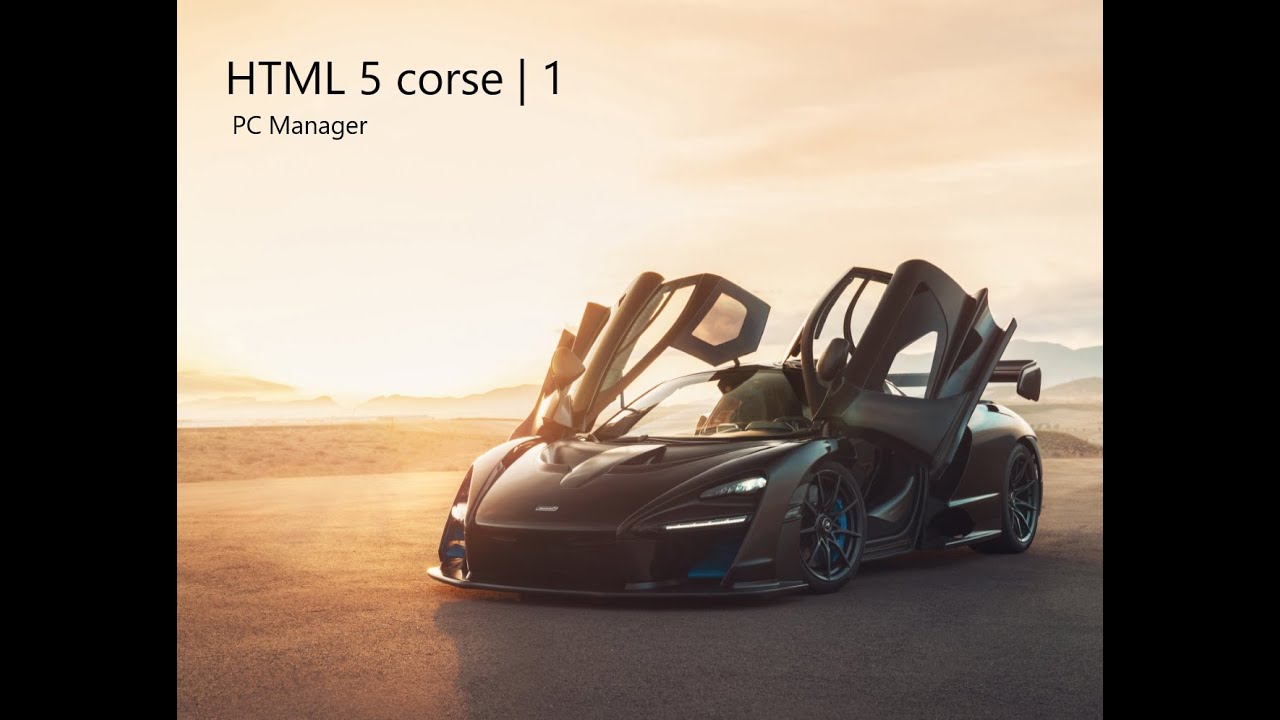 HTML 5 video 1 - YouTube