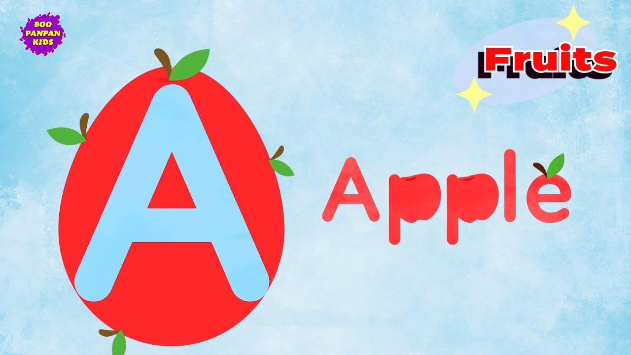 Candybots Alphabet Tracing Funny Fruits Cartoon|Boopanpankids - YouTube