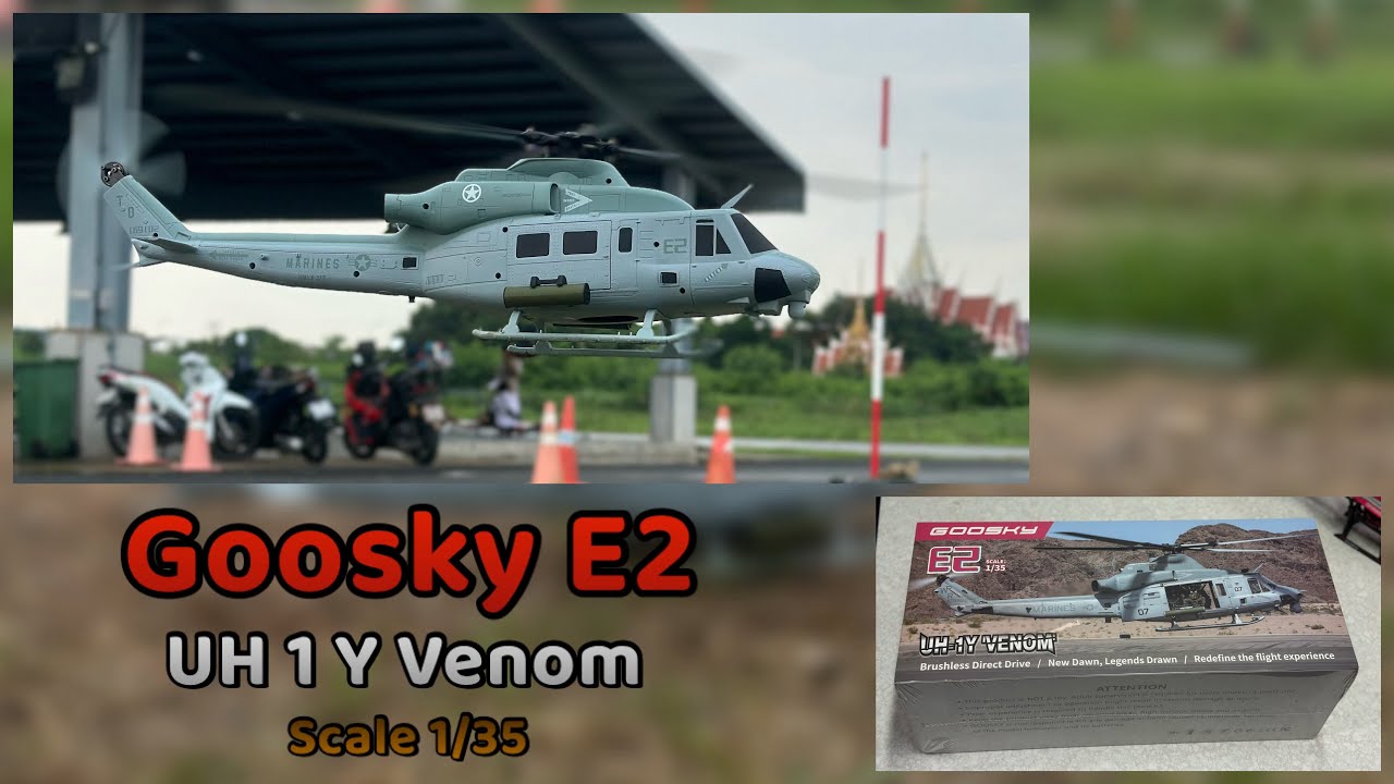 Unbox / First Flight : Goosky E2 - Pilot Lotte Chawanagon - YouTube