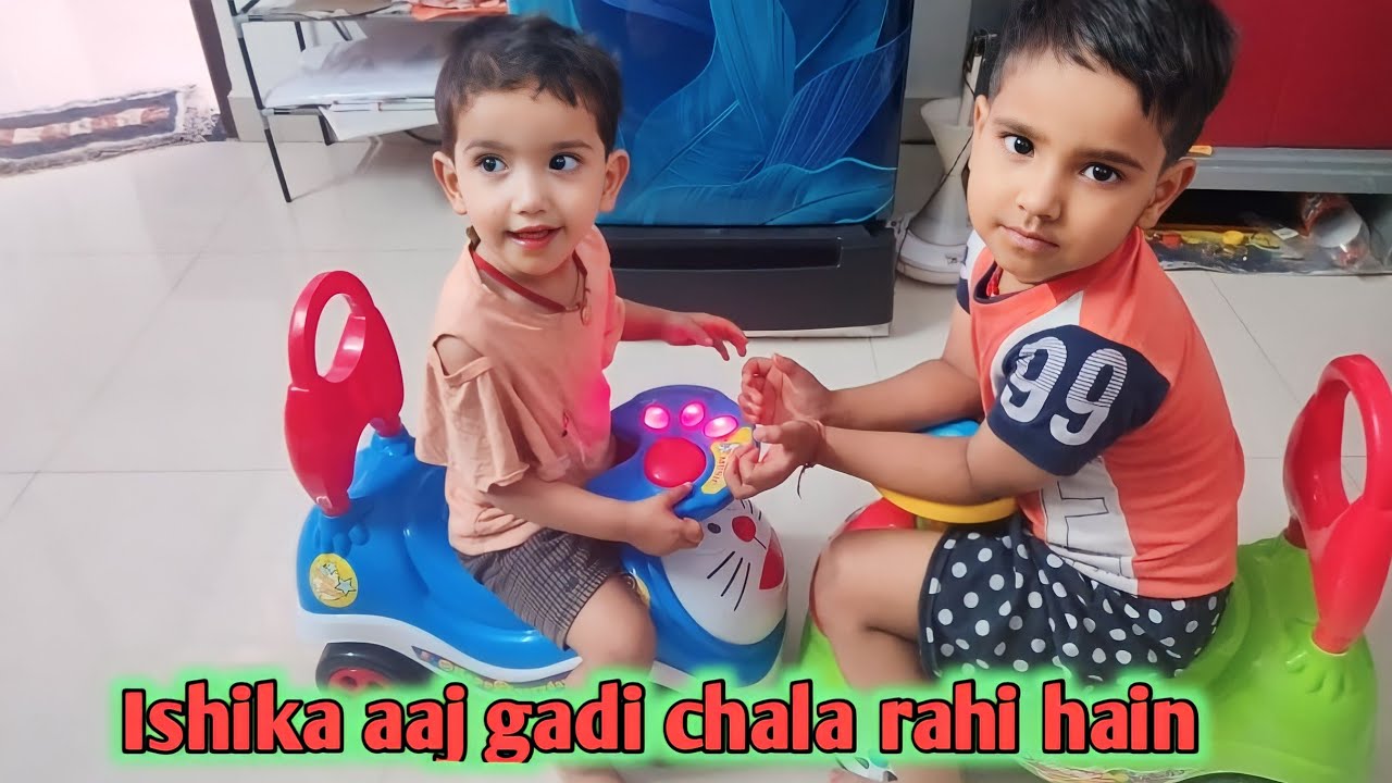 ishika aaj gadi chala rahi hain# video - YouTube