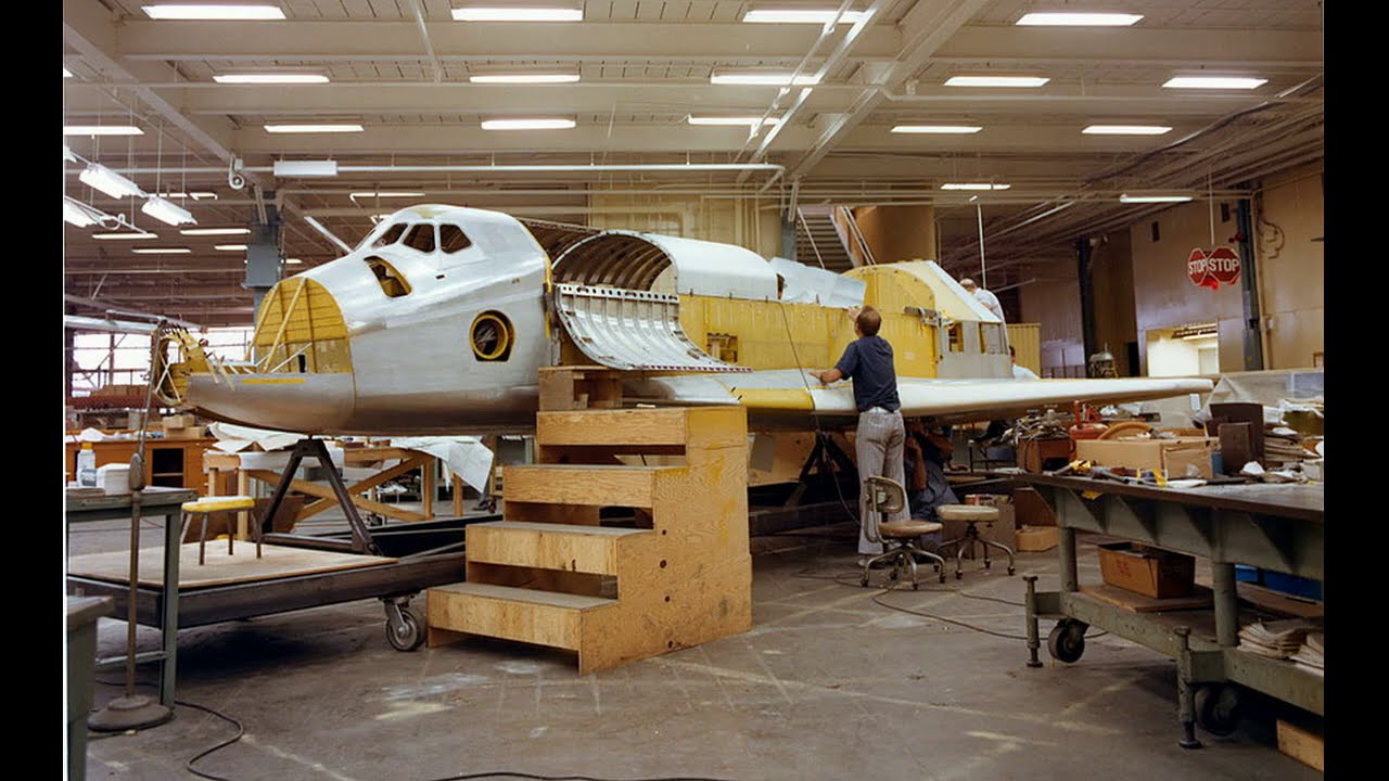 Space Shuttle construction and testing at Factory in Ca - YouTube