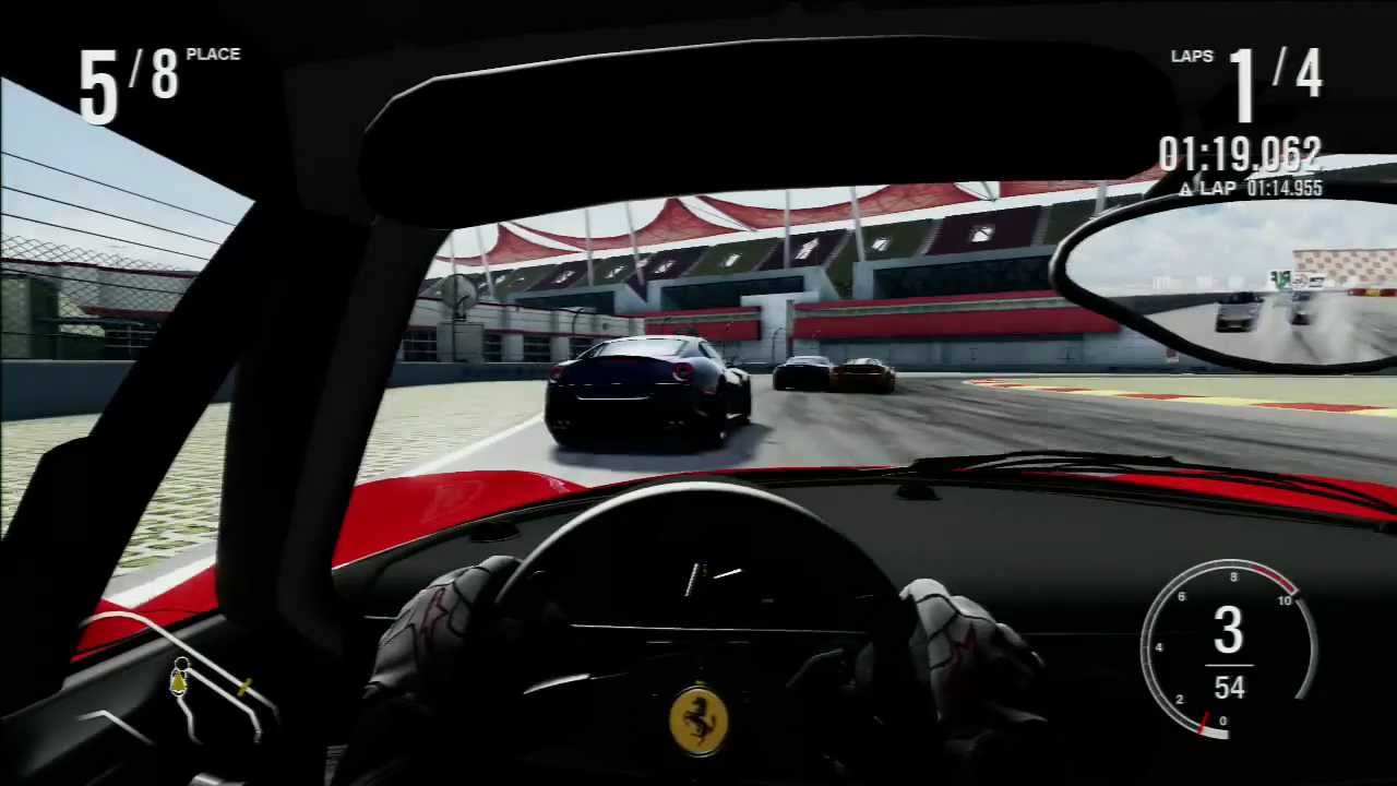 Forza Motorsport 4 Gameplay - Ferrari F50 - 4 Lap Race @ Sunset ...
