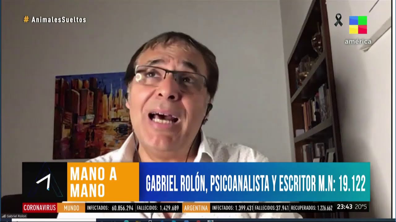 El psicoanalista Gabriel Rolón mano a mano con Luis Novaresio - YouTube