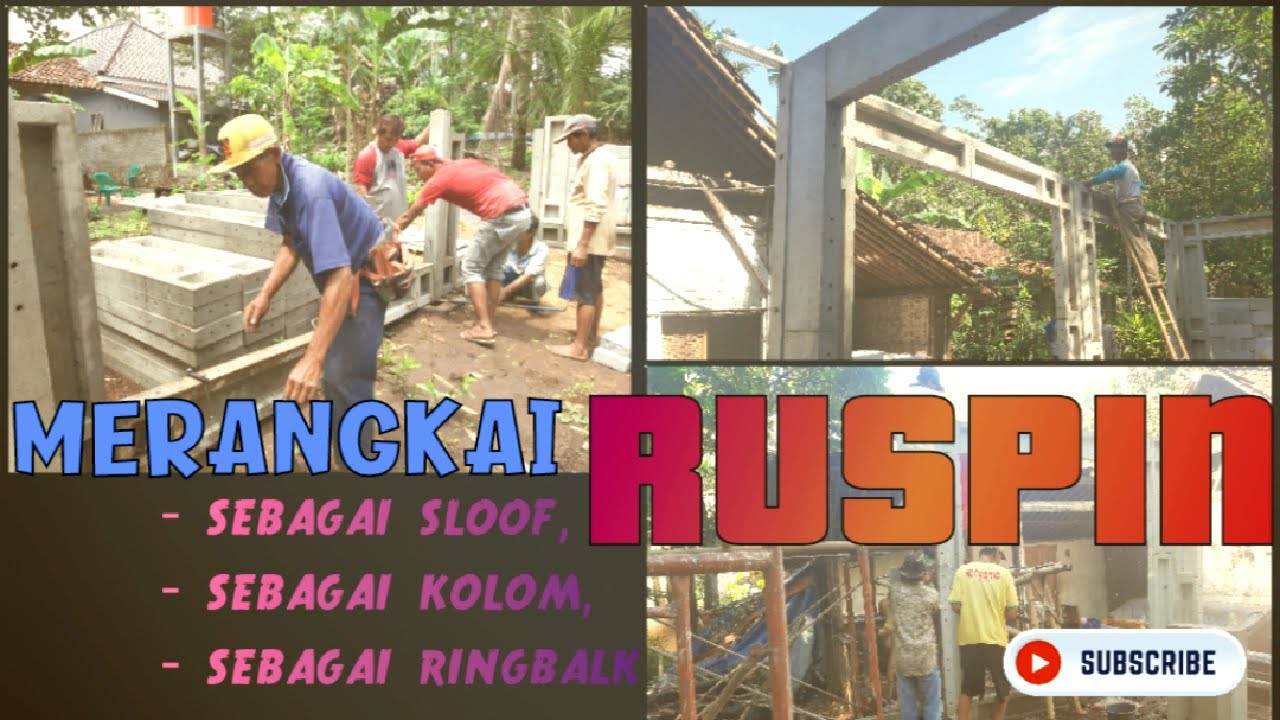 Perakitan komponen RUSPIN #risha #rumahtahangempa #ruspin - YouTube
