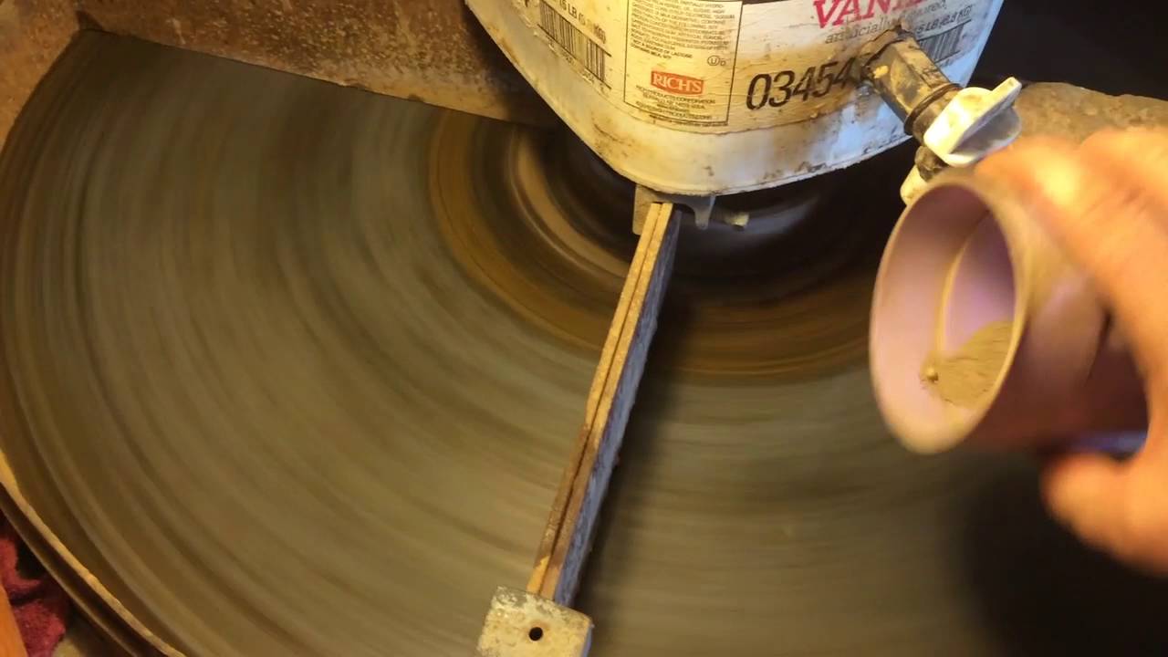 Whet Stone lapping machine - YouTube