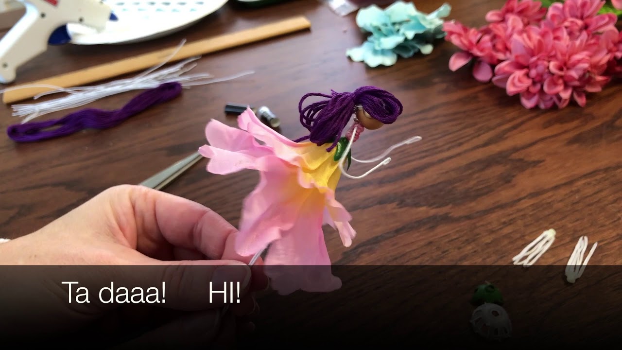 How to Make a Flower Fairy - YouTube