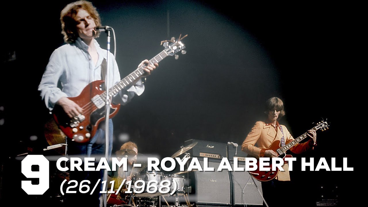 9 - Cream - Royal Albert Hall (26/11/1968) | 35 maiores shows do rock ...