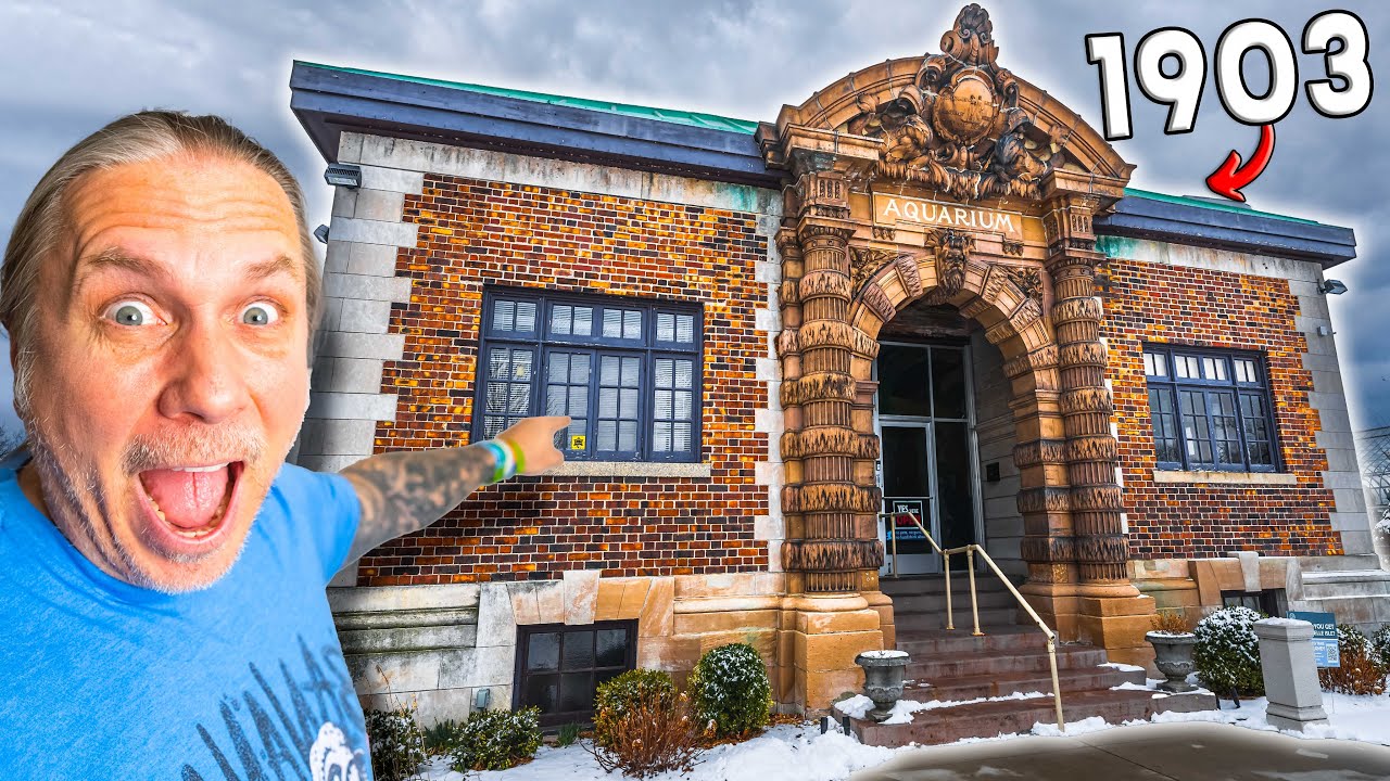 Touring The Oldest Aquarium In The Country! 1903! - YouTube