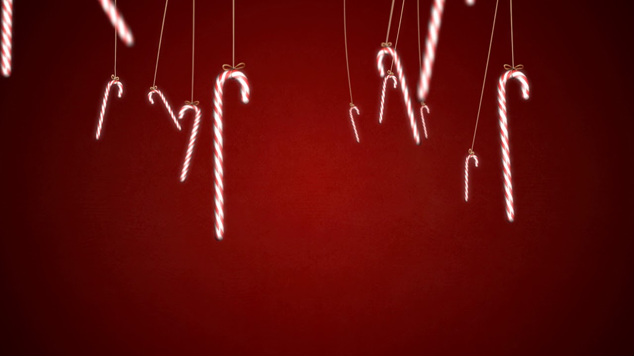 Video Background Full HD Candy Cane Puppets - YouTube