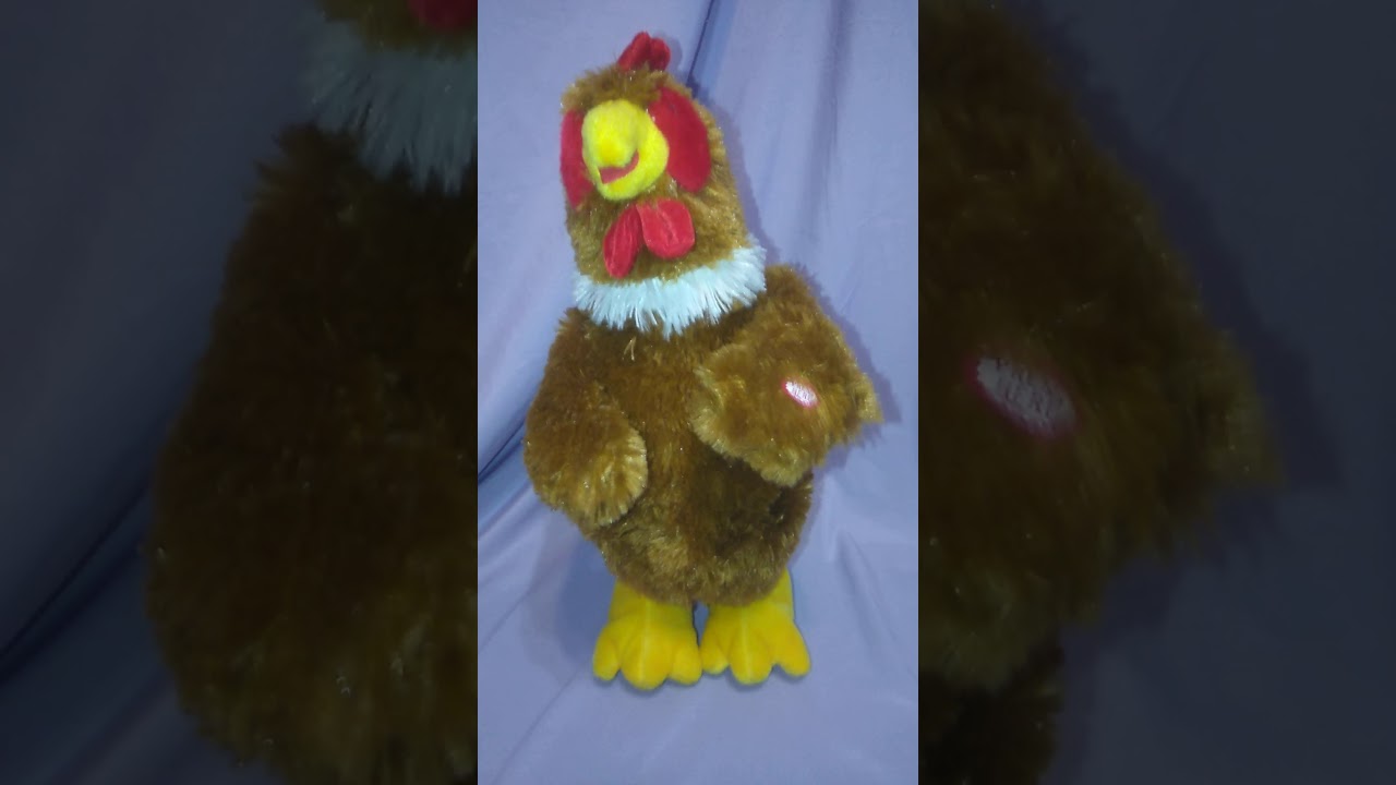Animated Chicken Plush (HugFun International 2005) - YouTube