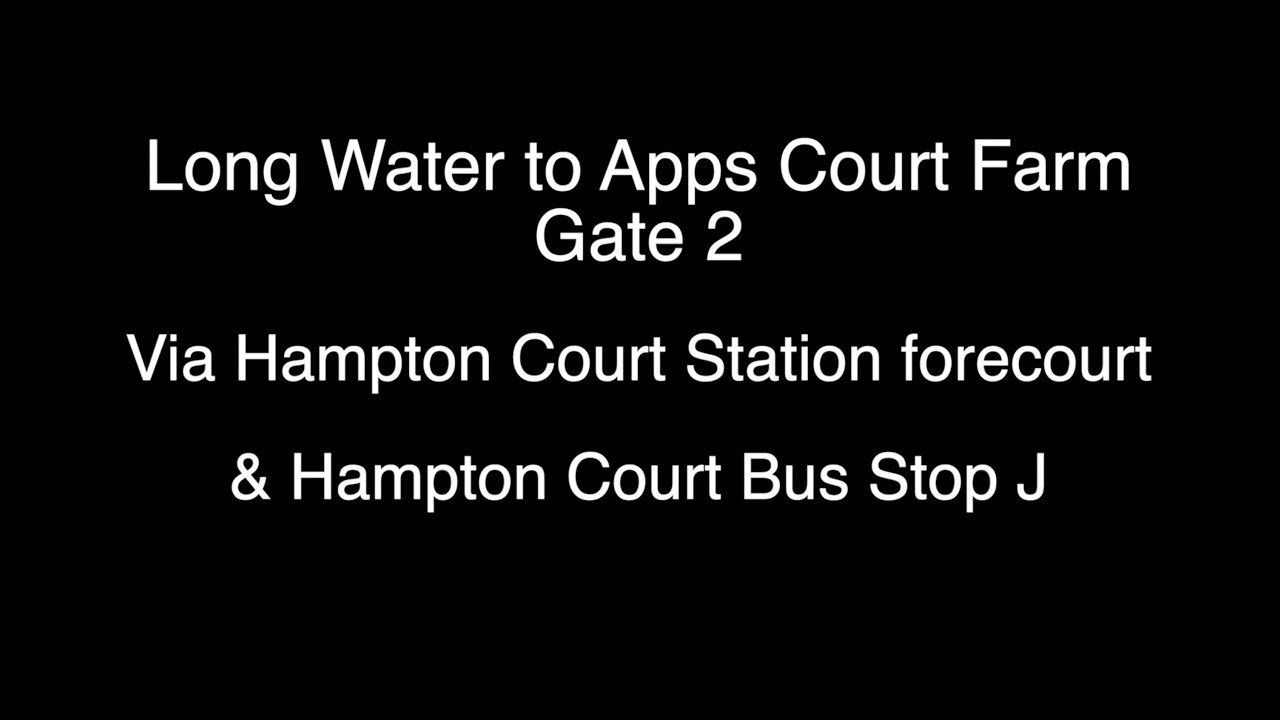 Long Water to Apps Court Farm - YouTube