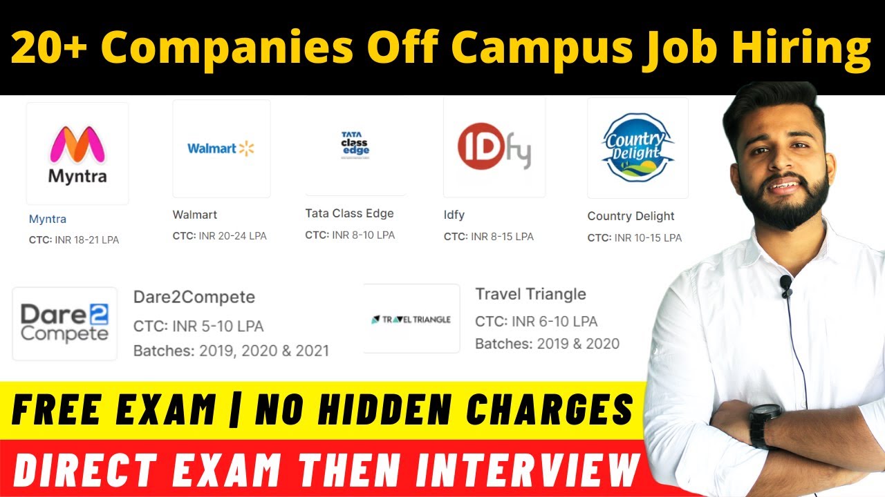 Myntra | Tata Class Edge | Walmart | Juspay Off Campus Drive 2019 ...