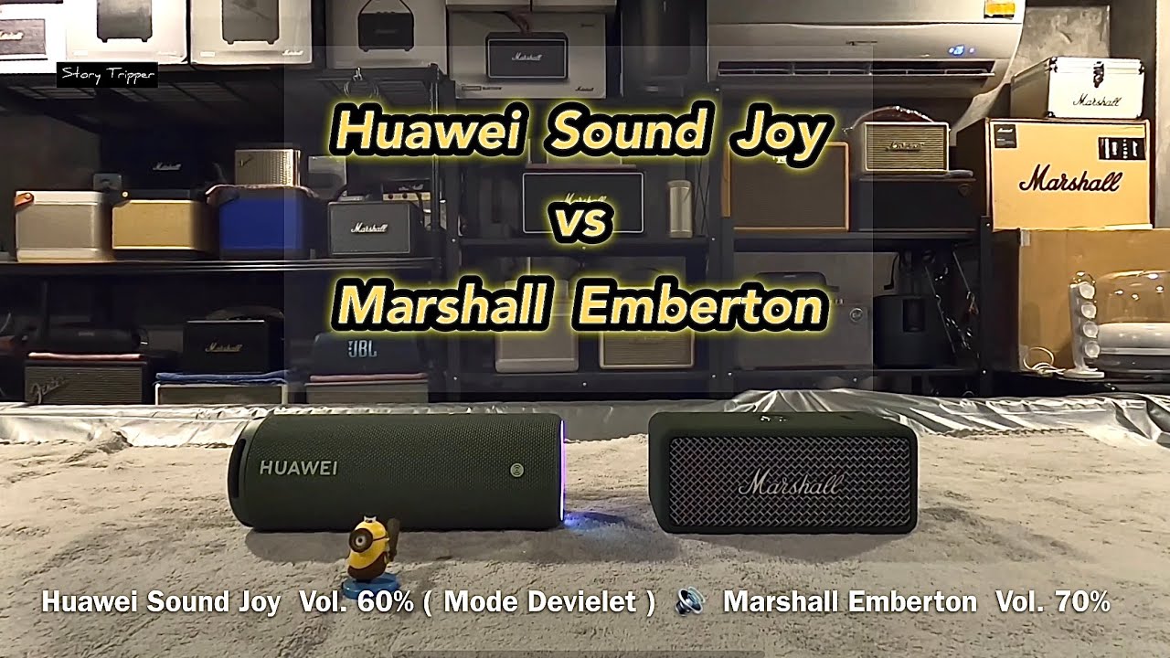 Huawei Sound Joy vs Marshall Emberton - YouTube