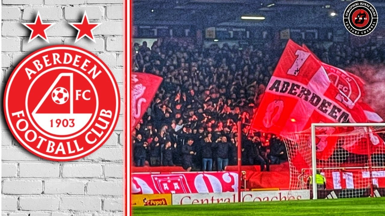 🔴⚪ ULTRAS ARBEDEEN At Home To Rangers FT 2-0 • Premiership Scotland ...