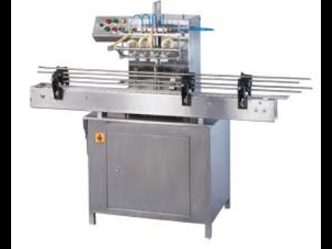 AIRWASH-100 Automatic Linear Four Head Air Jet Bottle Cleaning machine ...