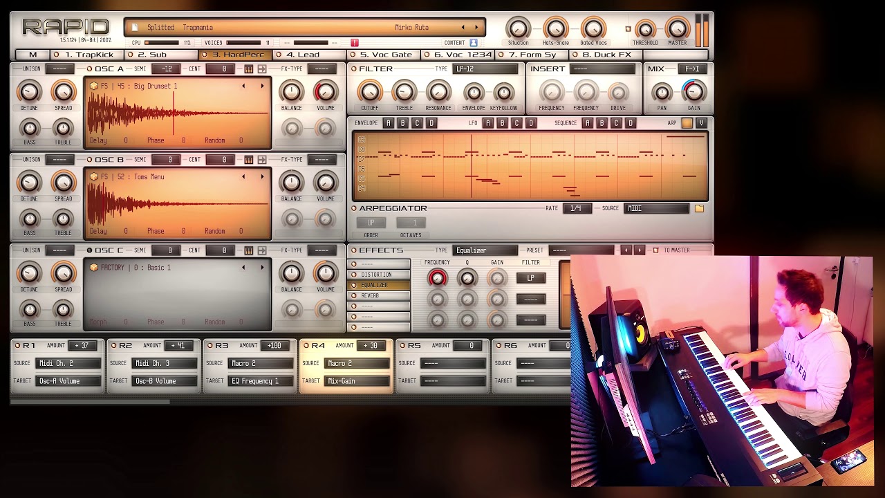 Trapmania | A splitted preset for Parawave RAPID - YouTube