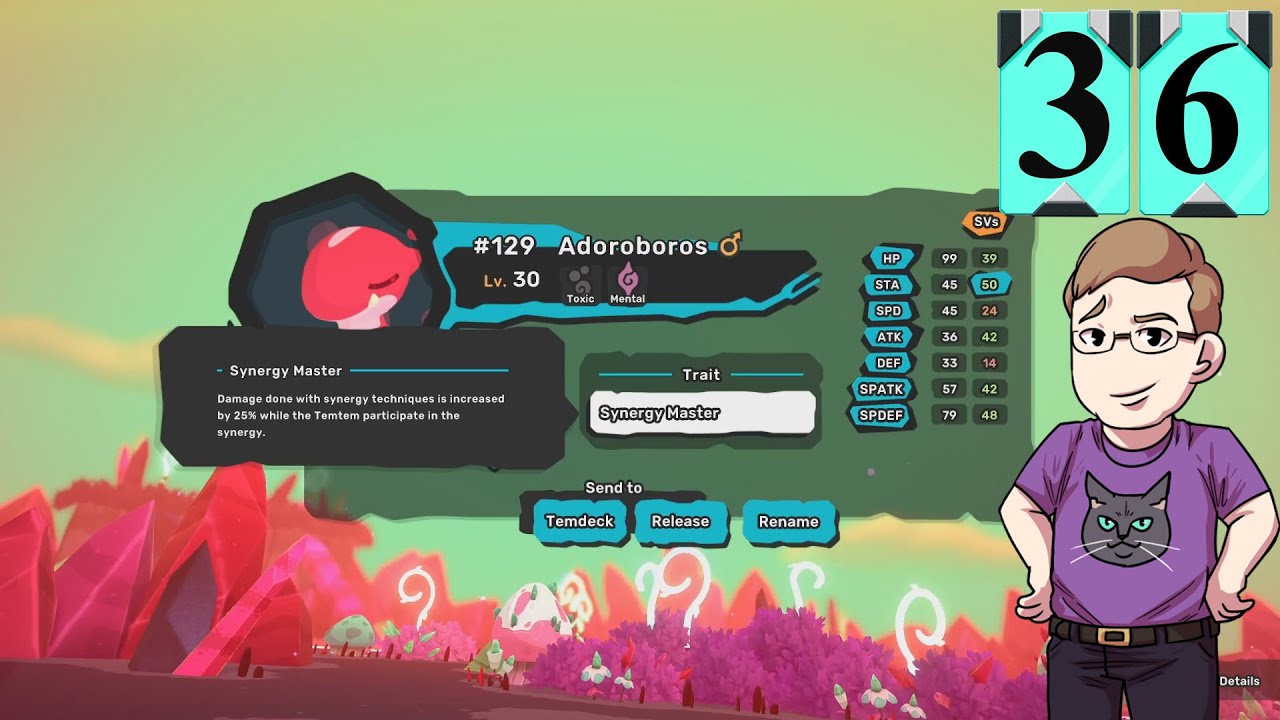 Let's Play Temtem (Blind) Part 36 - Adoroboros - YouTube