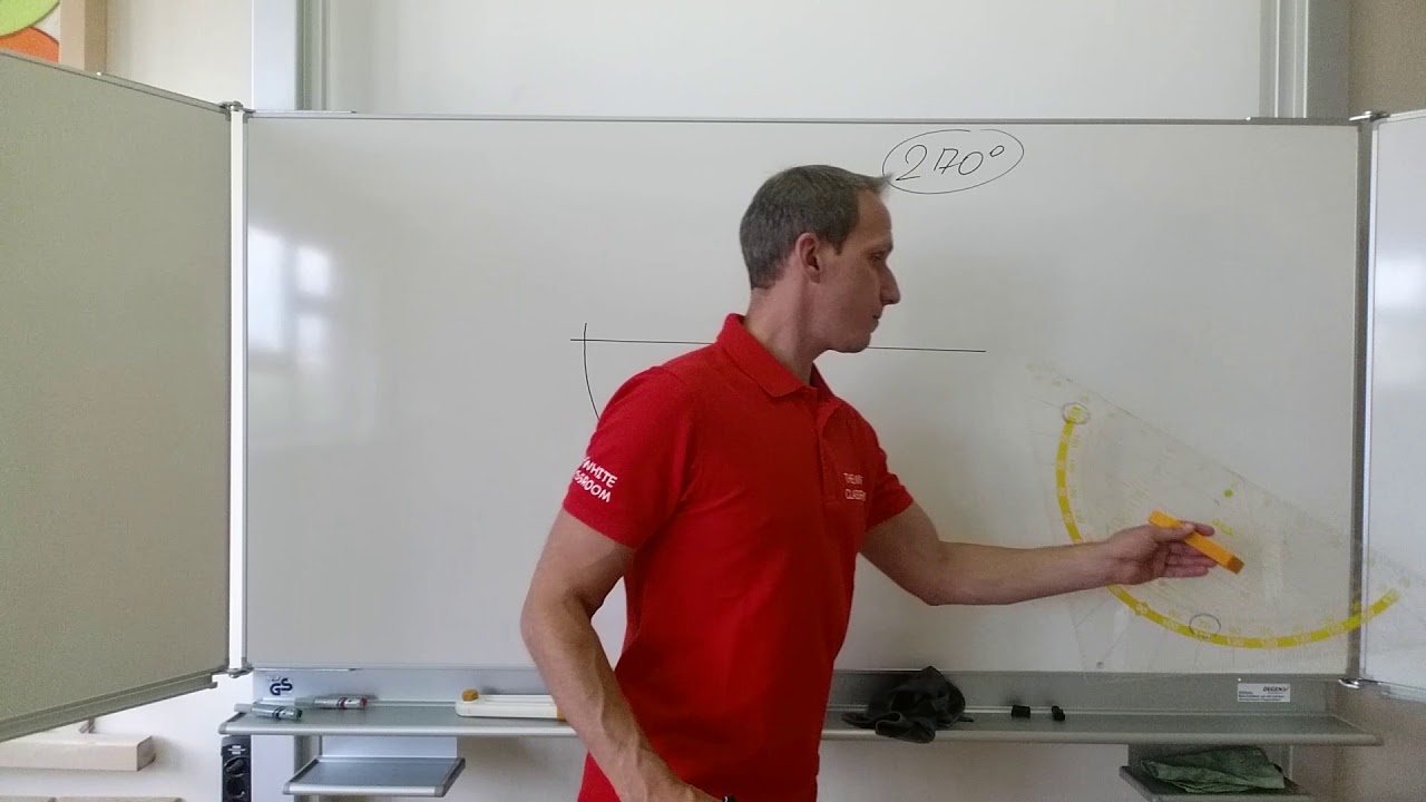Winkelkonstruktion (WINKEL / KONSTRUKTION / ANGLE) ohne Winkelmesser ...