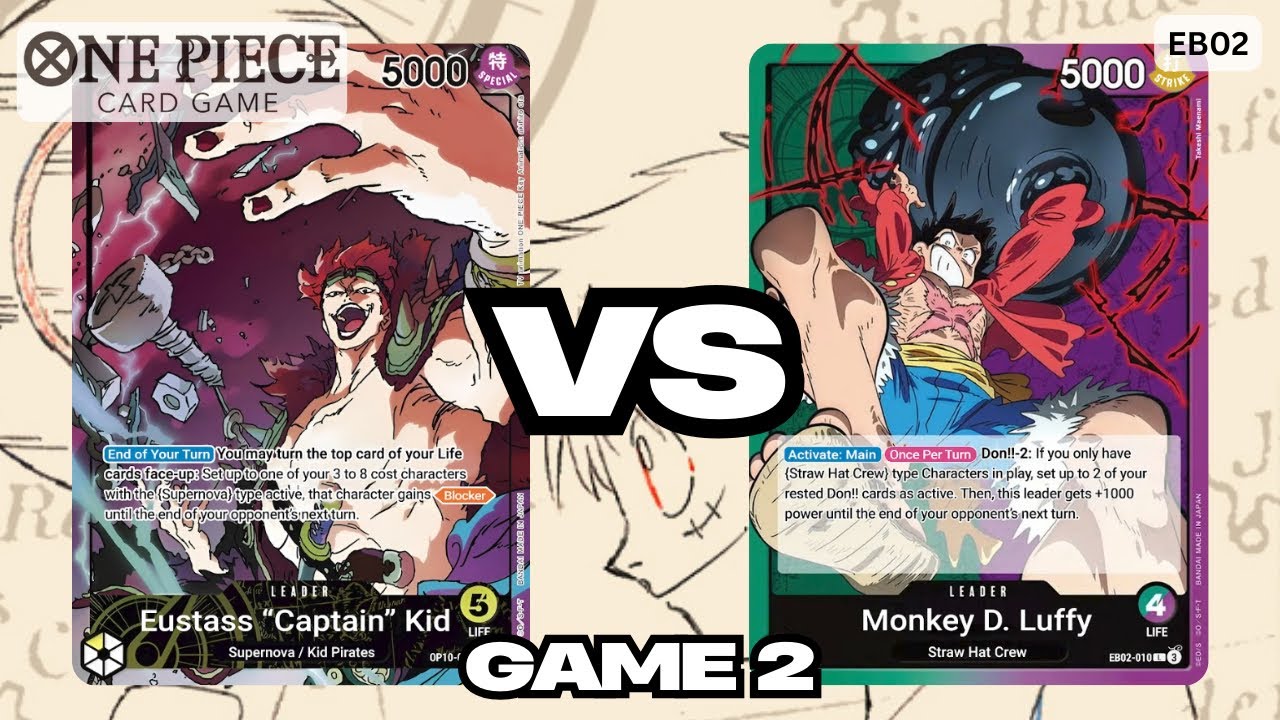 Yellow Kid VS GP Luffy | EB02 Testing POV Gameplay - Game 2 - YouTube