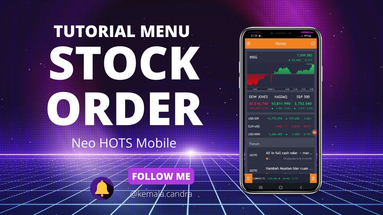 Tutorial Neo HOTS Mobile untuk MENU STOCK ORDER MIRAE ASSET, AMEND ...