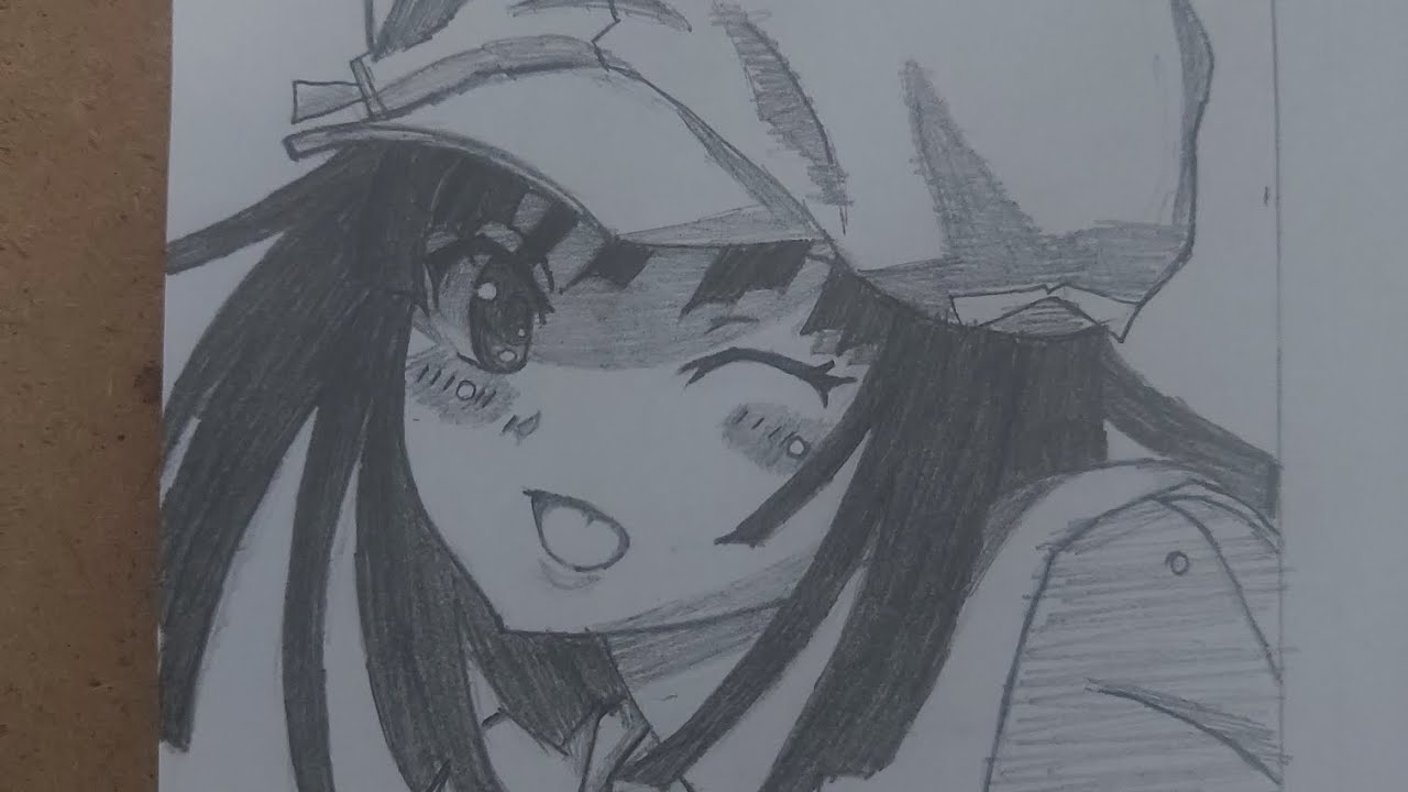 Drawing Sengoku Nadeko V1 - Monogatari Series Off & Moster - YouTube