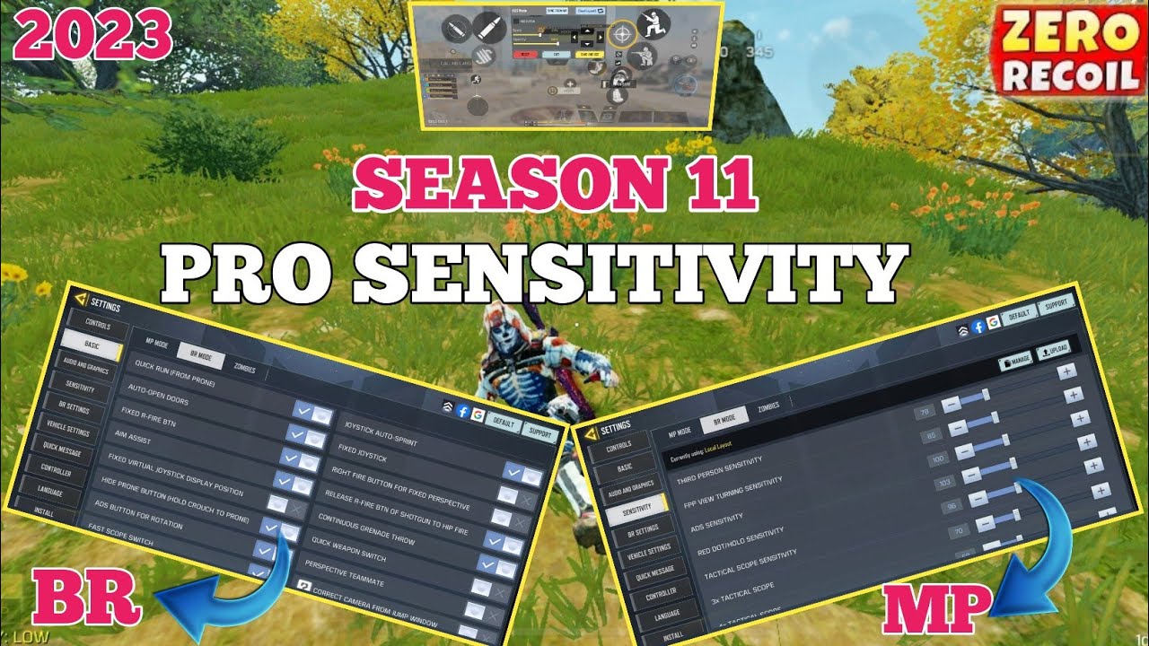 Best Sensitivity Settings for fast Movement |br sensitivity codm 2023 | codm br sensitivity ...