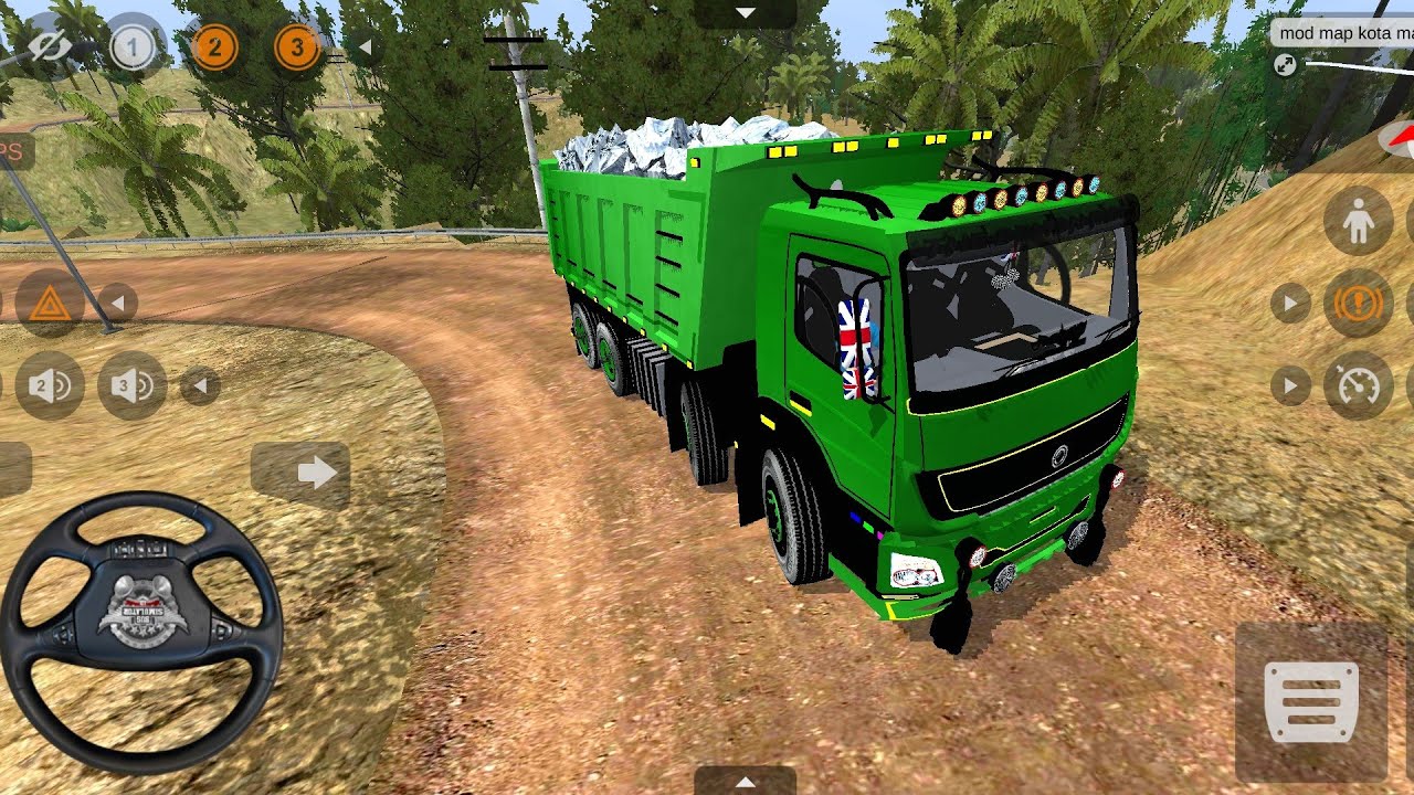 🟢 heavy dumper truck load transport tipper truck bus simulator ...