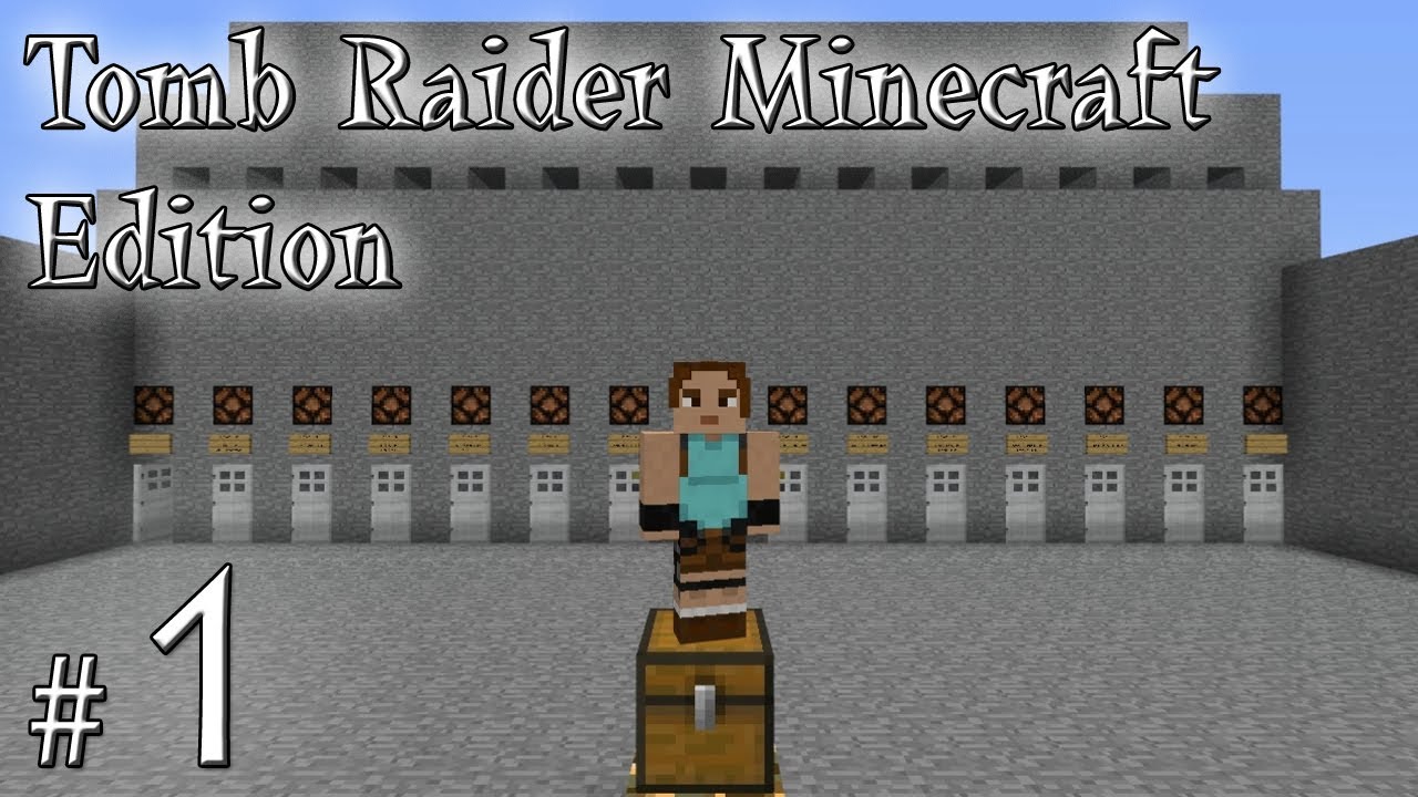 Minecraft: Tomb Raider Minecraft Edition odc. 1 - Caves - "Kwadratowa ...